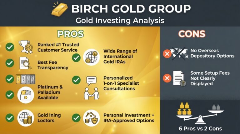 Birch Gold Group Review 2026 - Fees, Pros, Cons & Is It Legit?