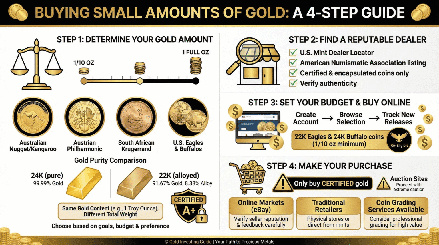 Buy Gold In Small Amounts